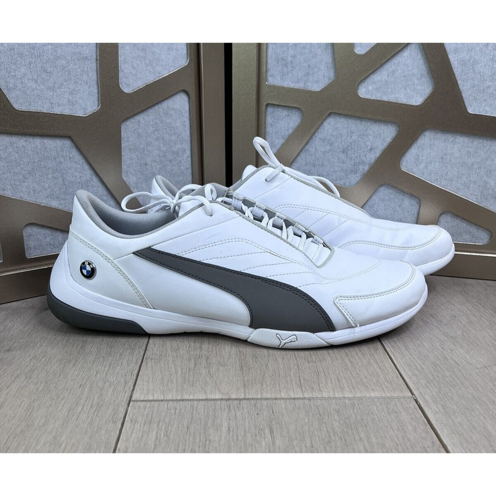 Mens Puma Bmw Motorsport Kart Cat Iii Men White Sneak… - Gem